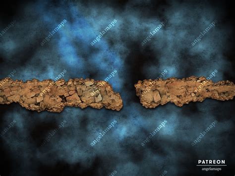 Crumbling Path Battle Map With Foundry VTT Support Animated WEBM