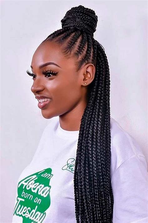 50 Cute Cornrow Braids Ideas To Tame Your Naughty Hair African Hair Braiding Styles Braided