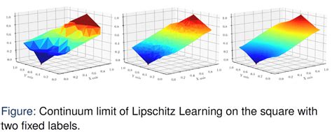 continuum limit of lipschitz learning on the square with two fixed labels download scientific