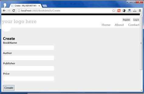 asp dot net developer asp mvc 4 application to create read update delete and search