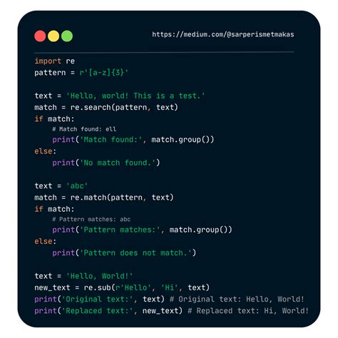 python regular expression an introduction to regex medium