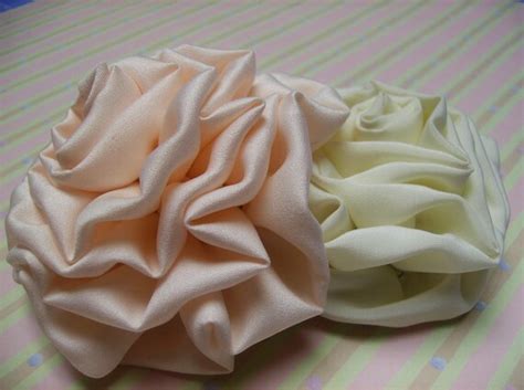 Items Similar To Fabric Rosette Pdf Tutorial Make Handmade Flowers Learn 2 Rosettes In 1