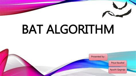 bat algorithm