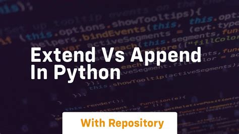 extend vs append in python youtube