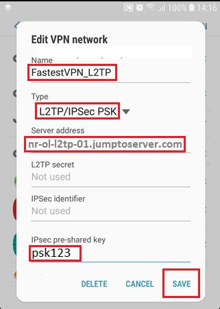 How To Setup FastestVPN Using The L2TP Protocol On Android
