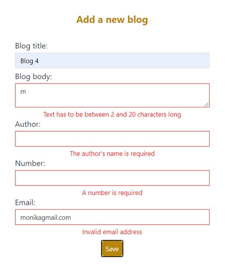 React How To Change Form Validation From OnSubmit Validation For All