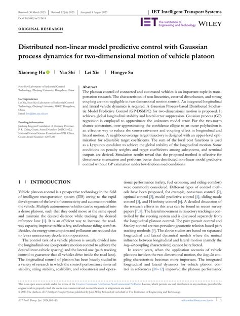 pdf distributed non‐linear model predictive control with gaussian process dynamics for two