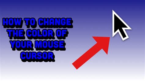 How To Change The Color Of Your Mouse Cursor In Windows 11 YouTube