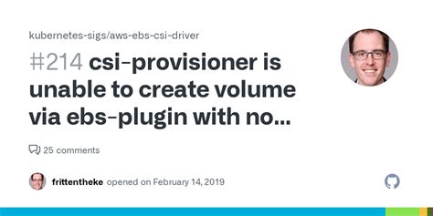 Csi Provisioner Is Unable To Create Volume Via Ebs Plugin With No