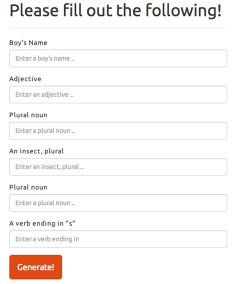 mad libs with jquery a gentle introduction to javascript and jquery