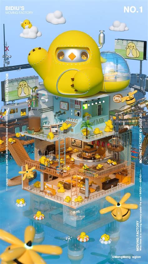 9款C4D流水线小工厂主题 优优教程网 自学就上优优网 UiiiUiii Motion design