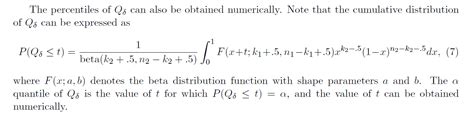 quantile how to code to find the percentile of a distribution when i know the specific