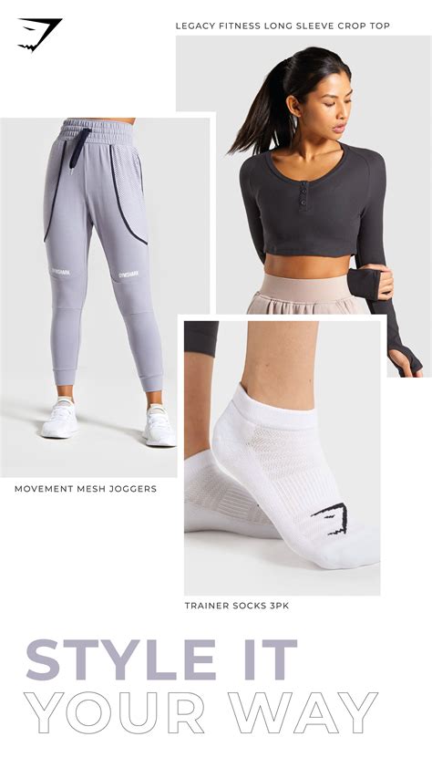 Gymshark Mix And Match Feminine Wardrobe Gym Workout Outfits Flex Leggings