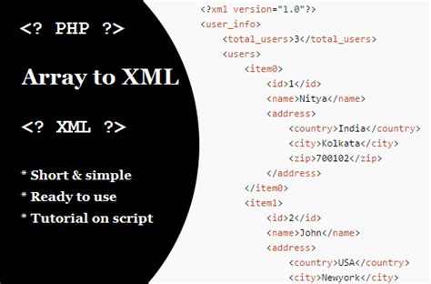 convert php multidimensional array into xml convert array to xml using php simplexml array to