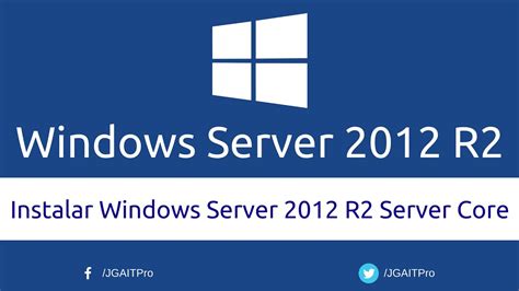 Instalar Windows Server 2012 R2 Server Core YouTube