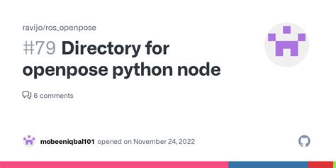 directory for openpose python node · issue 79 · ravijo ros openpose · github
