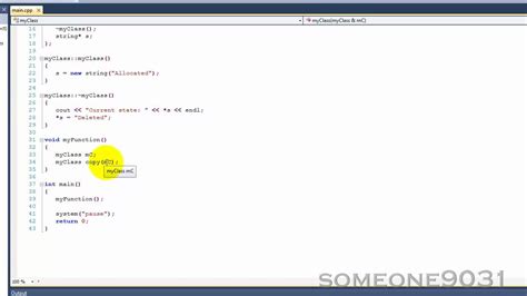 c noob to pro tutorial 34 deep copy constructors youtube