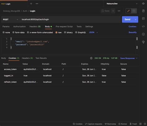 golang and mongodb jwt authentication and authorization 2024