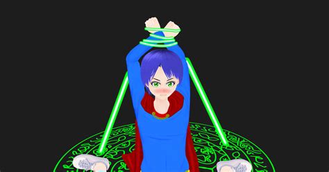 オリジナル 魔法陣と光線で拘束 ホタルのイラスト Pixiv