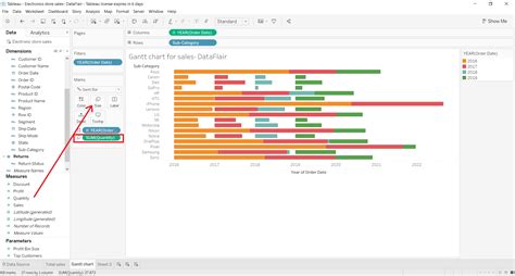 Create Pie Chart With Multiple Measures Tableau Chart Examples