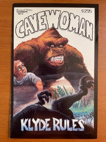 Cavewoman 4 1994 Basement Budd Root Meriem Cooper Comic Krc496 Ebay