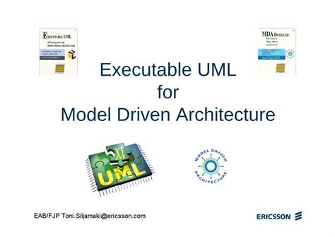 pdf executable uml model driven architecture chalmers … · 4 executable uml bridgepoint