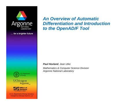 pdf an overview of automatic differentiation and introduction dokumen tips