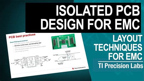 Optimizing Isolated Pcb Design For Emc Youtube