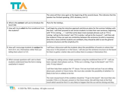 SOLUTION Tefl 1 Ppp Grammar Lesson Table Studypool