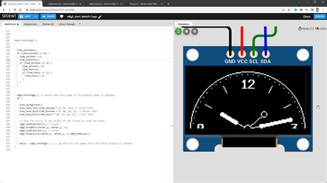 Github Upiirarduinooledclock Simple Analog Clock Using Arduino Uno And 128x128 Sh1107 Oled