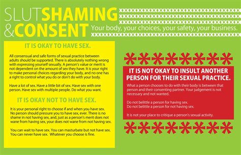 Slut Shaming And Consent Sex Ed Infographic Popsugar Love And Sex Photo 4