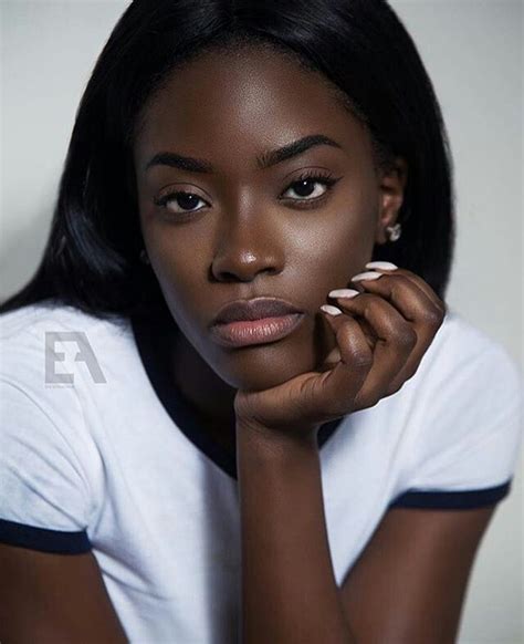 Pin By Bama Chick On That Melanin Though Dark Chocolate Skin Beautiful Dark Skin Dark
