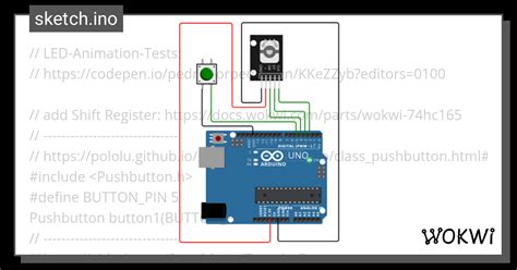pushbutton and encoder with debounce wokwi esp32 stm32 arduino simulator