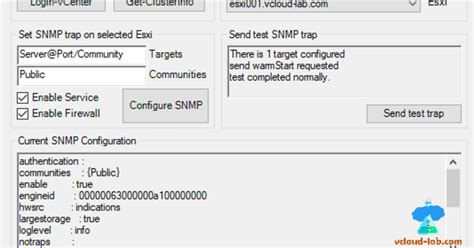 configure snmp on esxi server gui vmware best practices vgeek tales from real it system