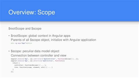 scope in angularjs