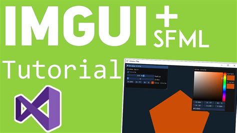 ImGui SFML Tutorial Install Basics YouTube