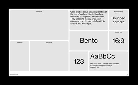 Bento Style Brand Presentation Grid System For InDesign Behance