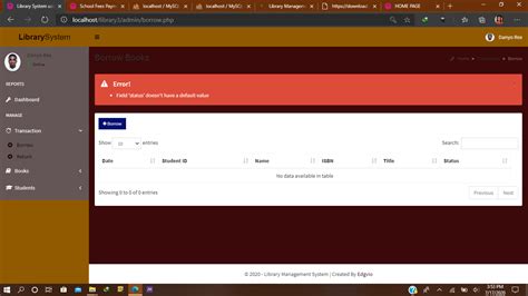 Library Management System In PHP With Source Code Ver 2 0 Source