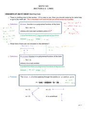 Understanding Linear Functions Definitions Formulas And Course Hero