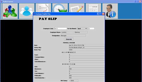 computerized payroll system java gui free source code tutorials and articles