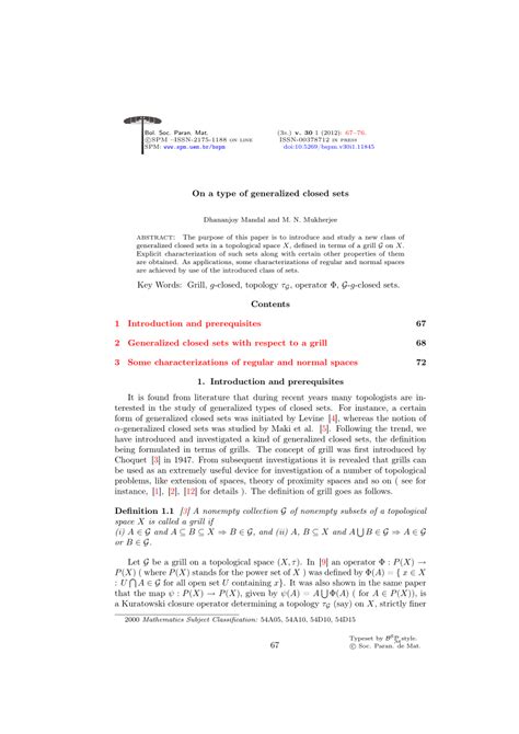 pdf on a type of generalized closed sets