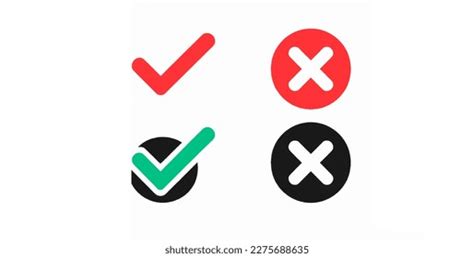 Set Check Mark Icon On Transparent Stock Illustration 2275688635