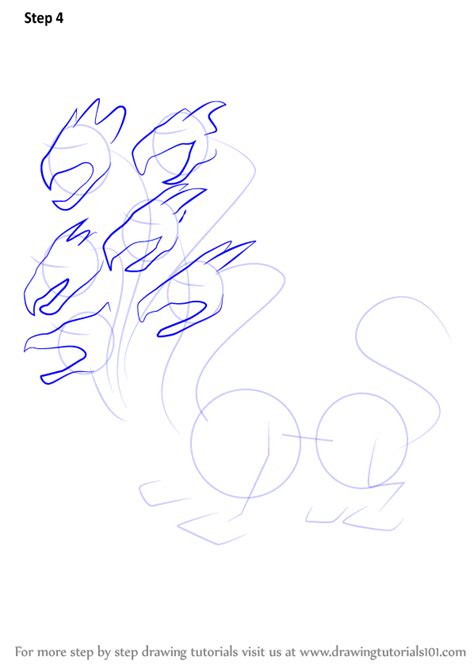 Learn How To Draw Hydra Greek Mythology Step By Step Drawing Tutorials