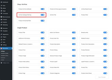 Archive Catalog Ordering For Elementor WooLentor