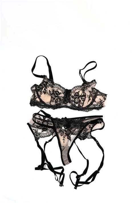 Dan Dangler Black Lingerie Set Fans Utopia