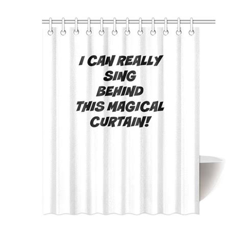 Unique Novelty Singing In The Shower Curtain 6 Colors Novelty Shower Curtains Curtains