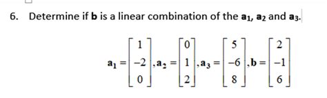 solved problem 6 for course linear algebra and matrix