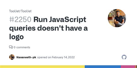 run javascript queries doesn t have a logo · issue 2250 · tooljet tooljet · github
