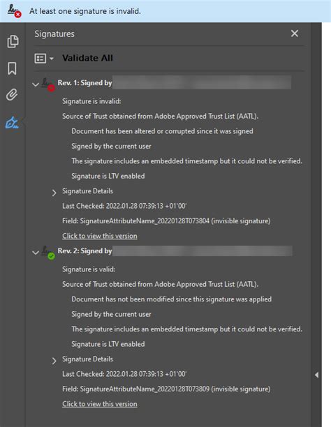 itext pdf signature invalidates existing signature in acrobat reader stack overflow