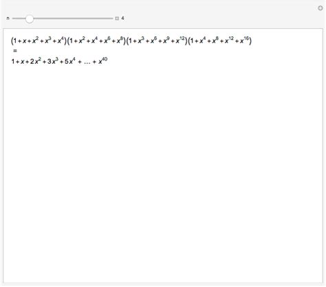 euler s generating function for the partition numbers wolfram demonstrations project